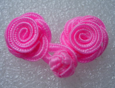 Chinese frog closure button, knot, fastener