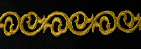 Metallic Trim Applique Patch